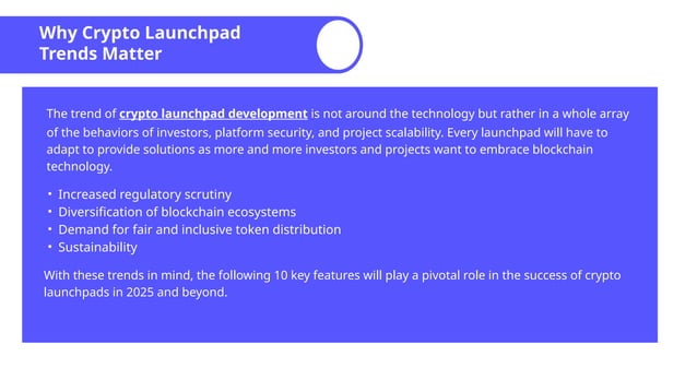 Top 8 Key Features of Crypto Launchpads to Watch in 2025? | PPT