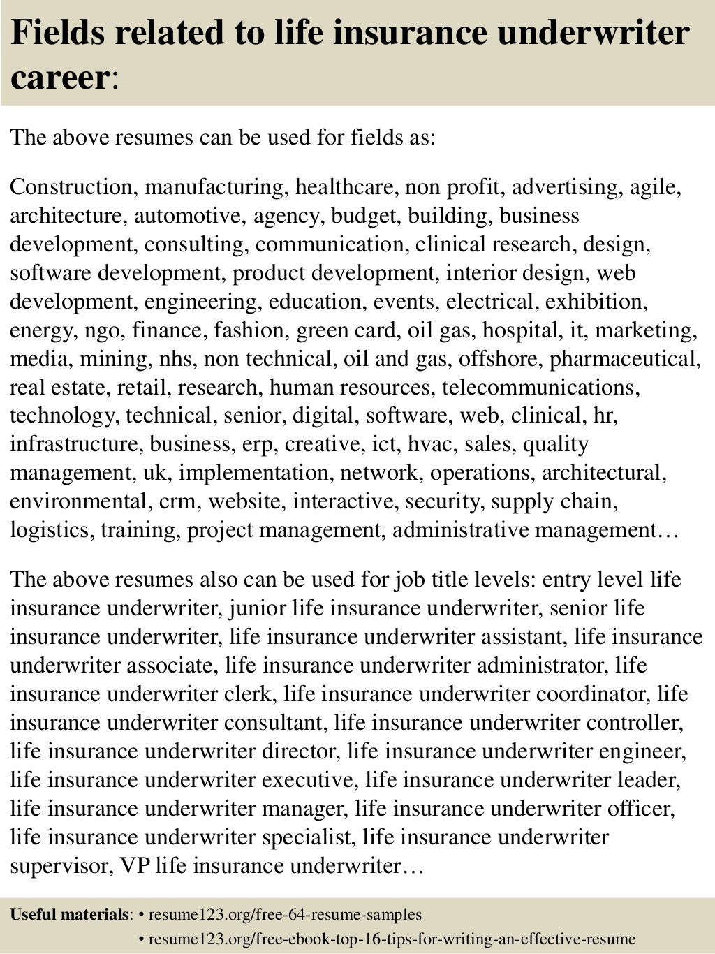 Top 8 Life Insurance Underwriter Resume Samples top-8-life-insurance-underwriter-resume-samples