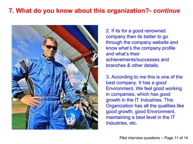 Top 8 military pilot interview questions answers | PPT