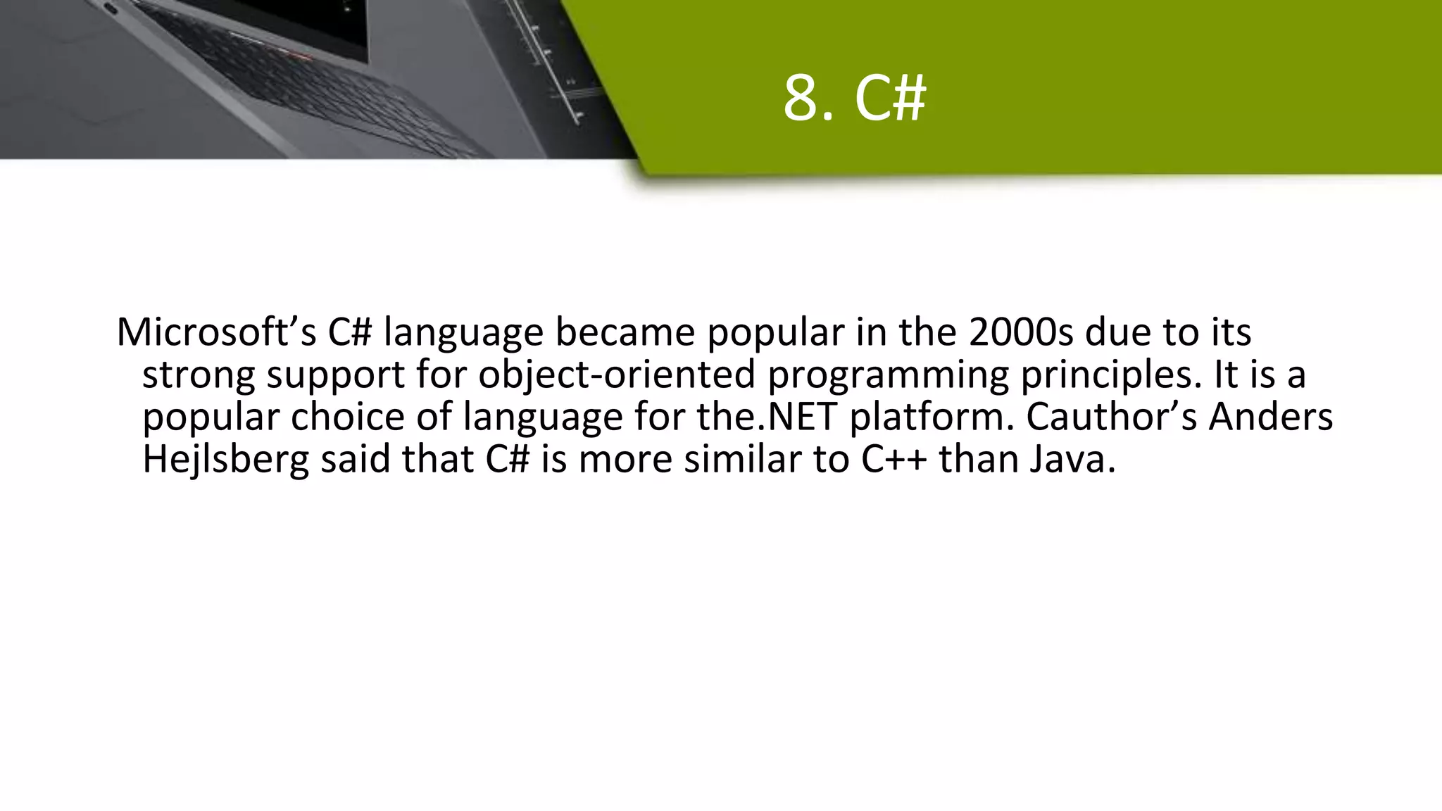 Top 8 Programming Languages for Beginners to Learn in 2023.pptx