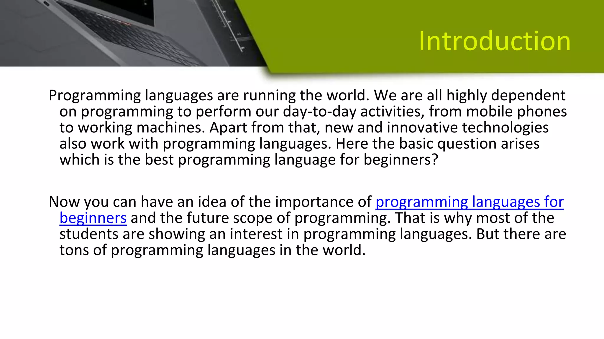 Top 8 Programming Languages for Beginners to Learn in 2023.pptx