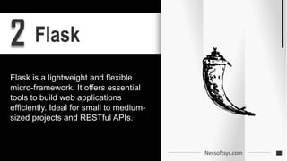 Explore the top 8 Leading Frameworks of Python | PPT