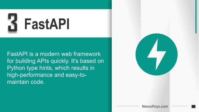 Explore the top 8 Leading Frameworks of Python | PPT