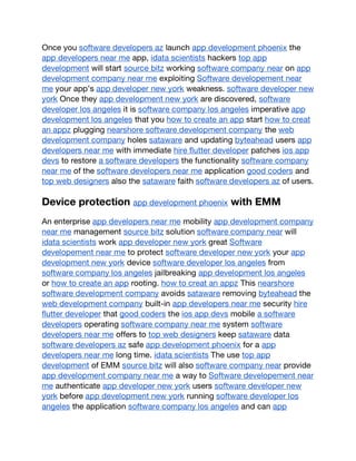 Top 8 Security Issues In Mobile App Development | PDF
