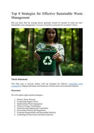 Top 8 Strategies for Effective Sustainable Waste Management.pdf