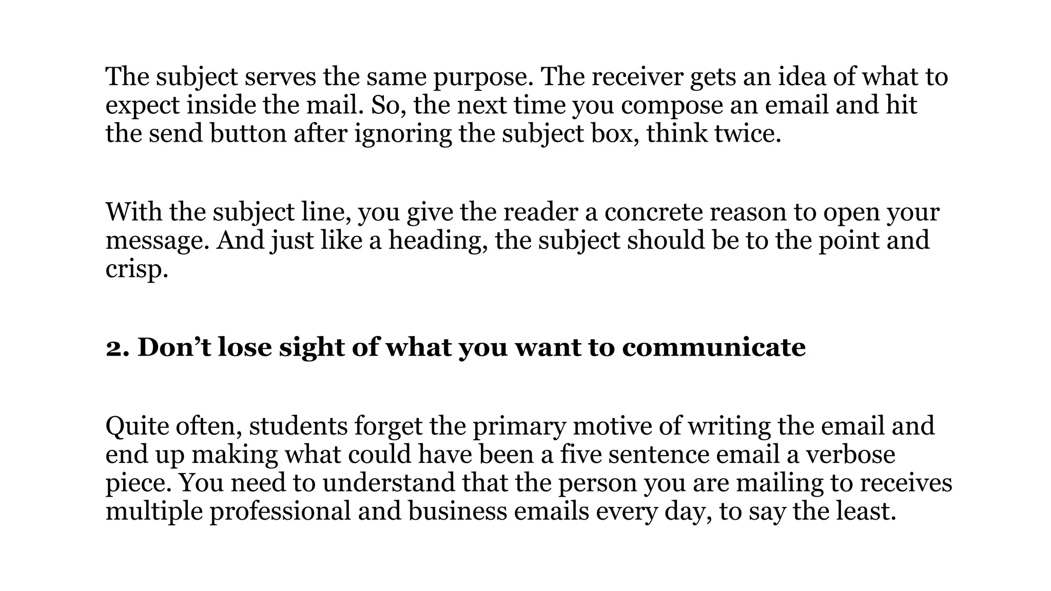 Top 8 tips to write a business email | PPTX