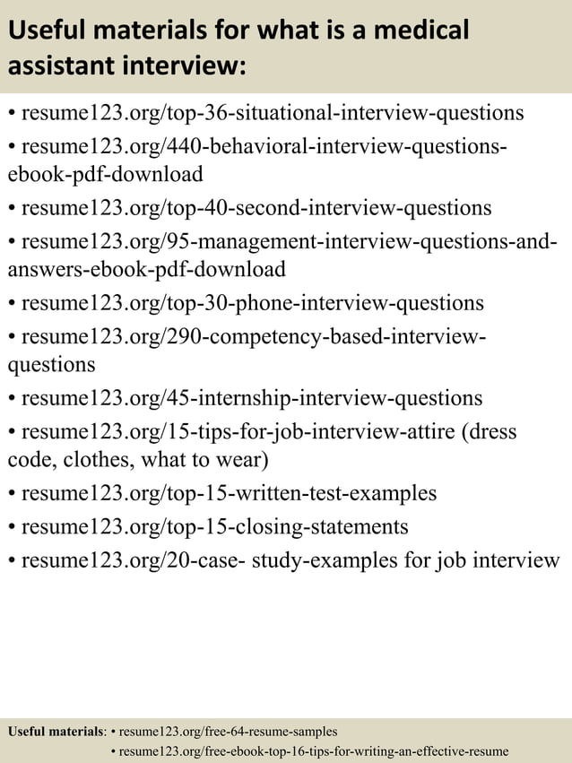 Top 8 what is a medical assistant resume samples | PPTX