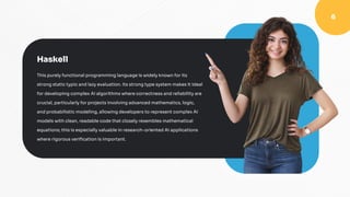 Top 9 AI programming languages everyone should know | PDF