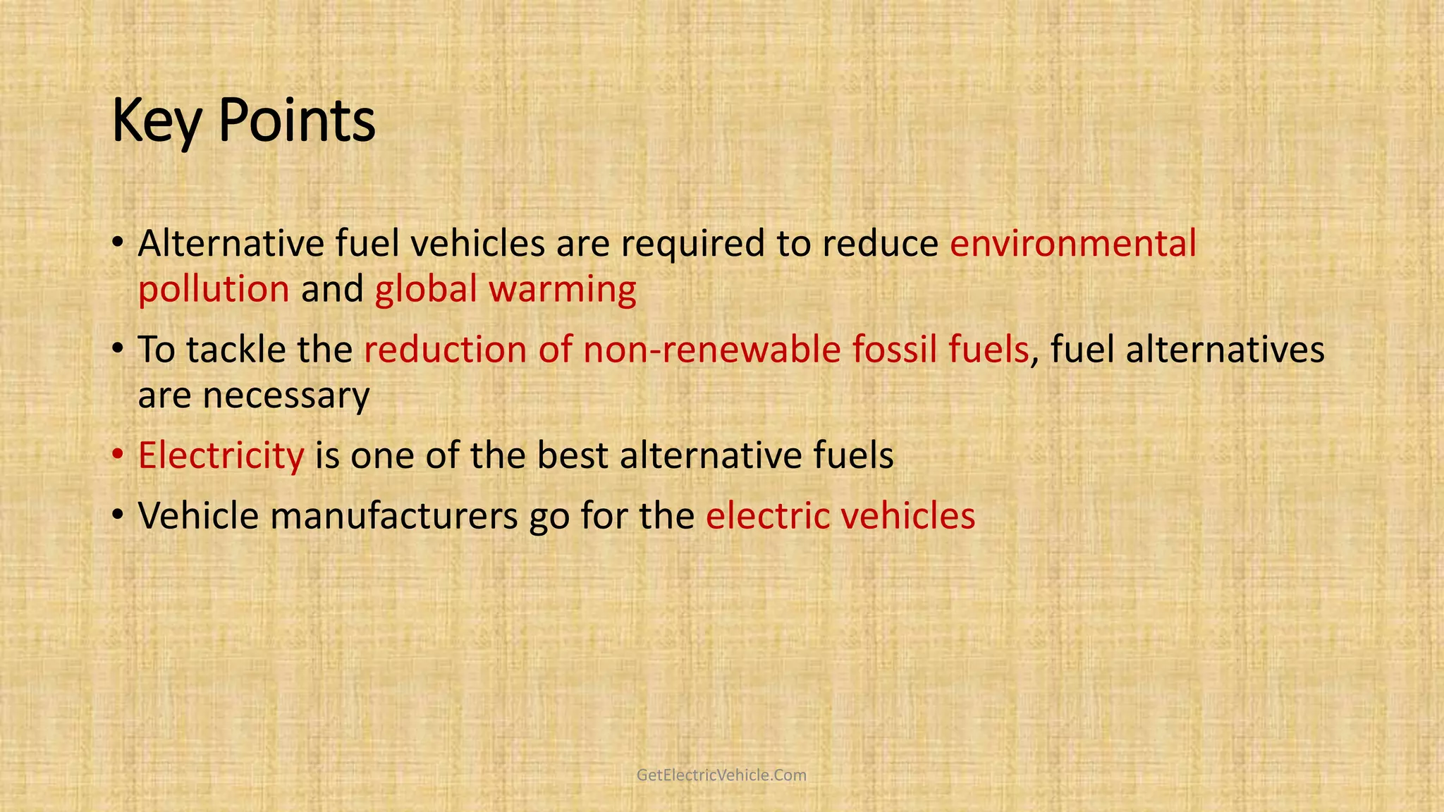 Top 9 Alternative Fuels for Gasoline Cars | PPTX