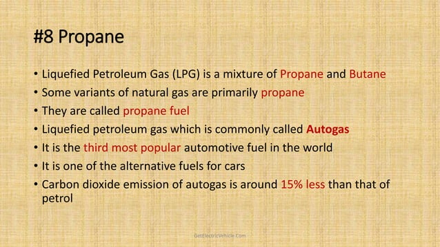 Top 9 Alternative Fuels for Gasoline Cars | PPT