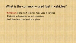 Top 9 Alternative Fuels for Gasoline Cars | PPT