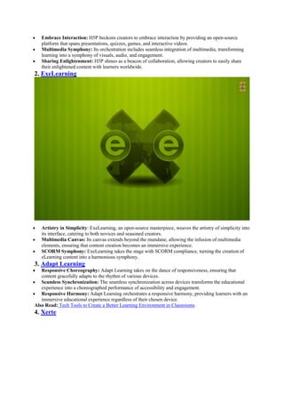 Top 9 Free eLearning Authoring Tools For 2024 | Future Education ...