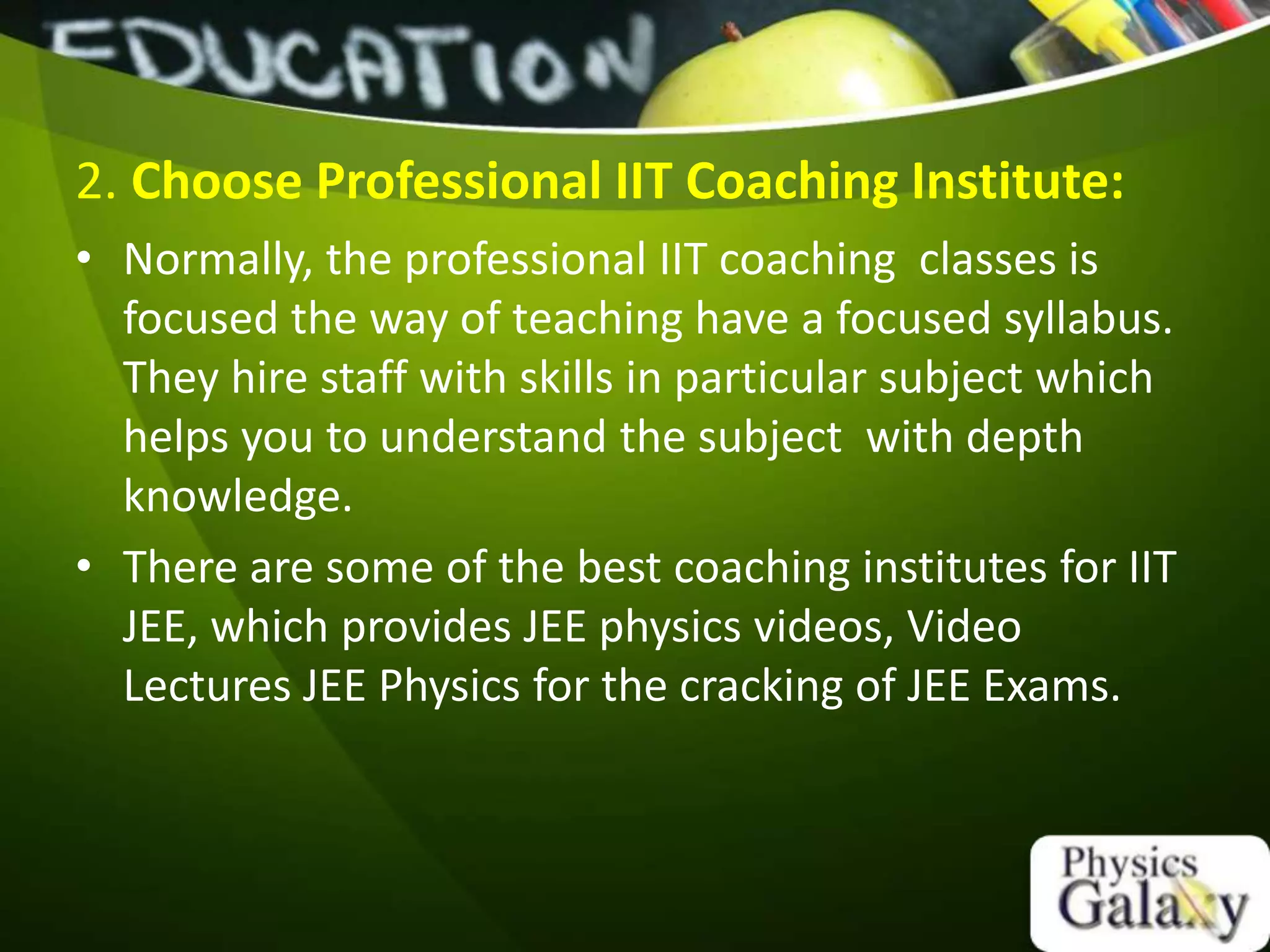 Top 9 golden tricks of cracking iit jee | PPTX