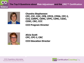 The Top 9 Questions Every Medical Coder Asks about Risk Adjustment and ...