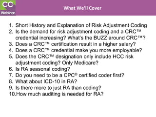 The Top 9 Questions Every Medical Coder Asks about Risk Adjustment and ...