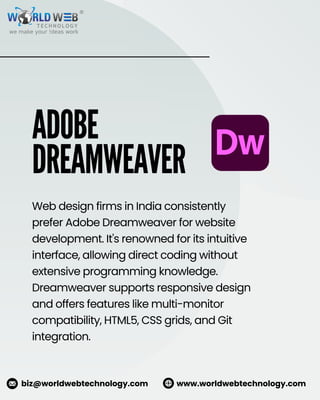 Top 9 Software for a Website Designing Company in India! | PDF