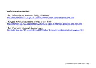 Top 9 sports interview questions answers | PPT