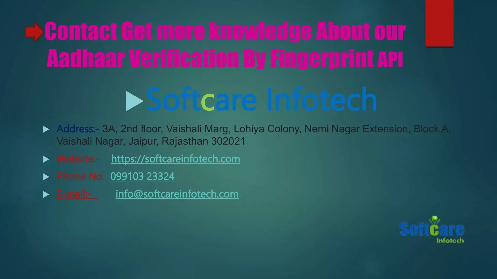 Top Aadhaar authentication by fingerprint API Provider Company.pptx