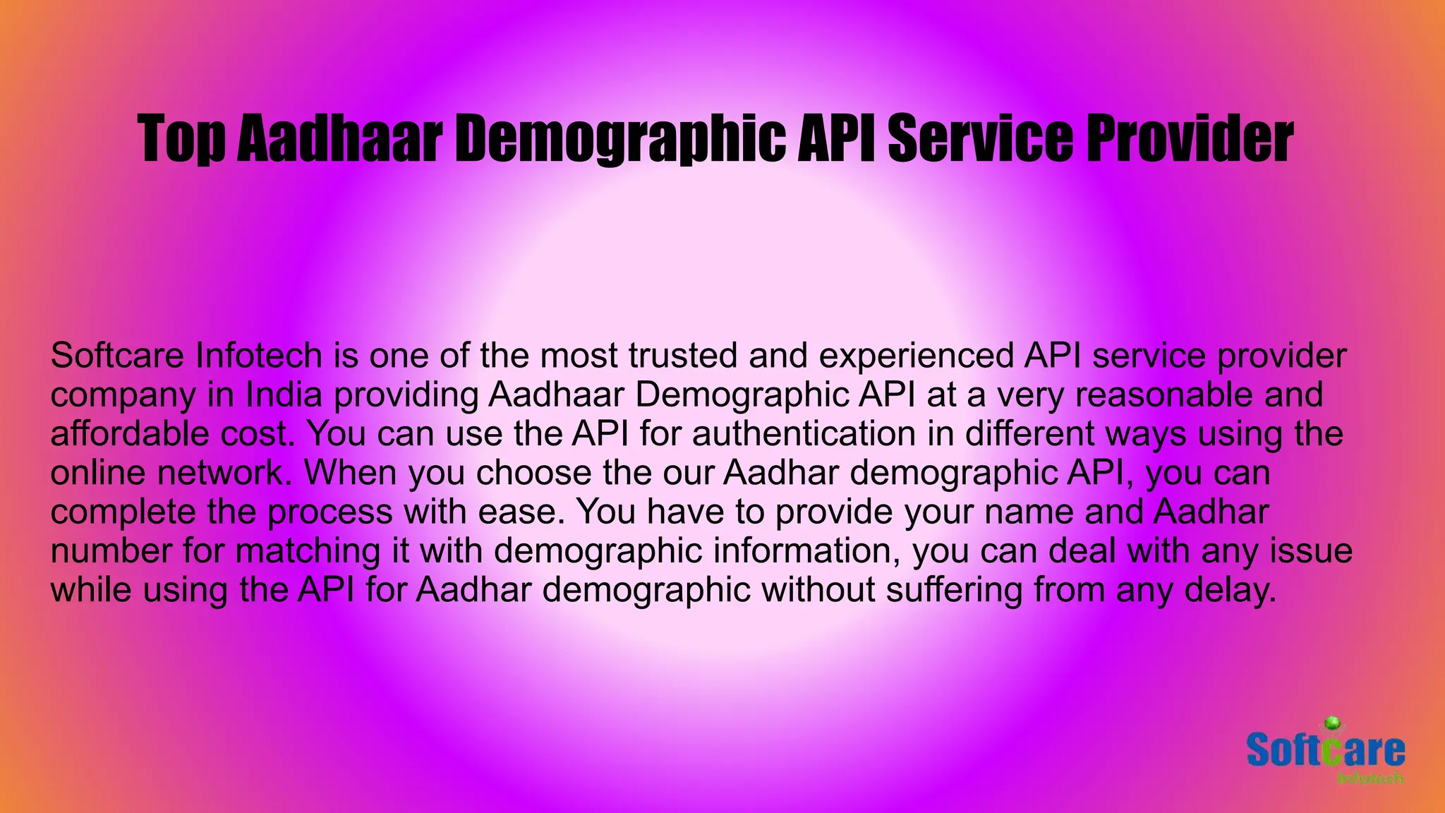 Top Aadhaar demographic Verification API Provider.pptx