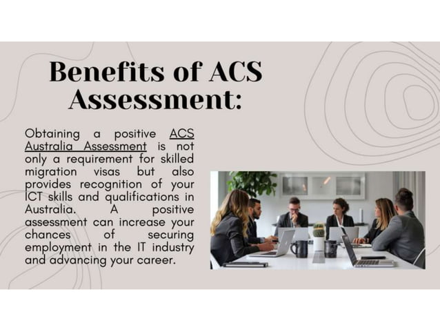 Top ACS Australia Assessment Requirements Explained | PPTX