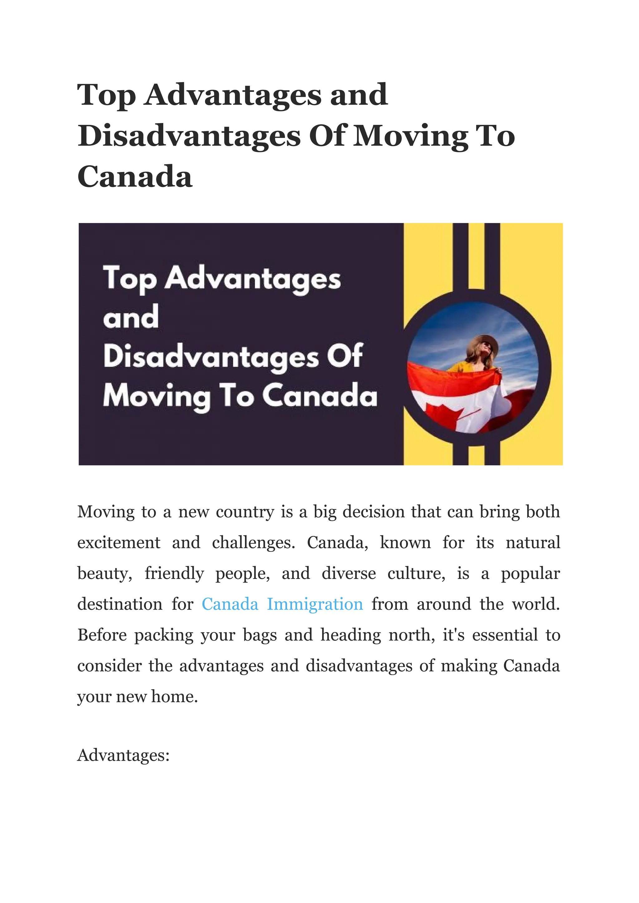 Top Advantages and Disadvantages Of Moving To Canada.pdf