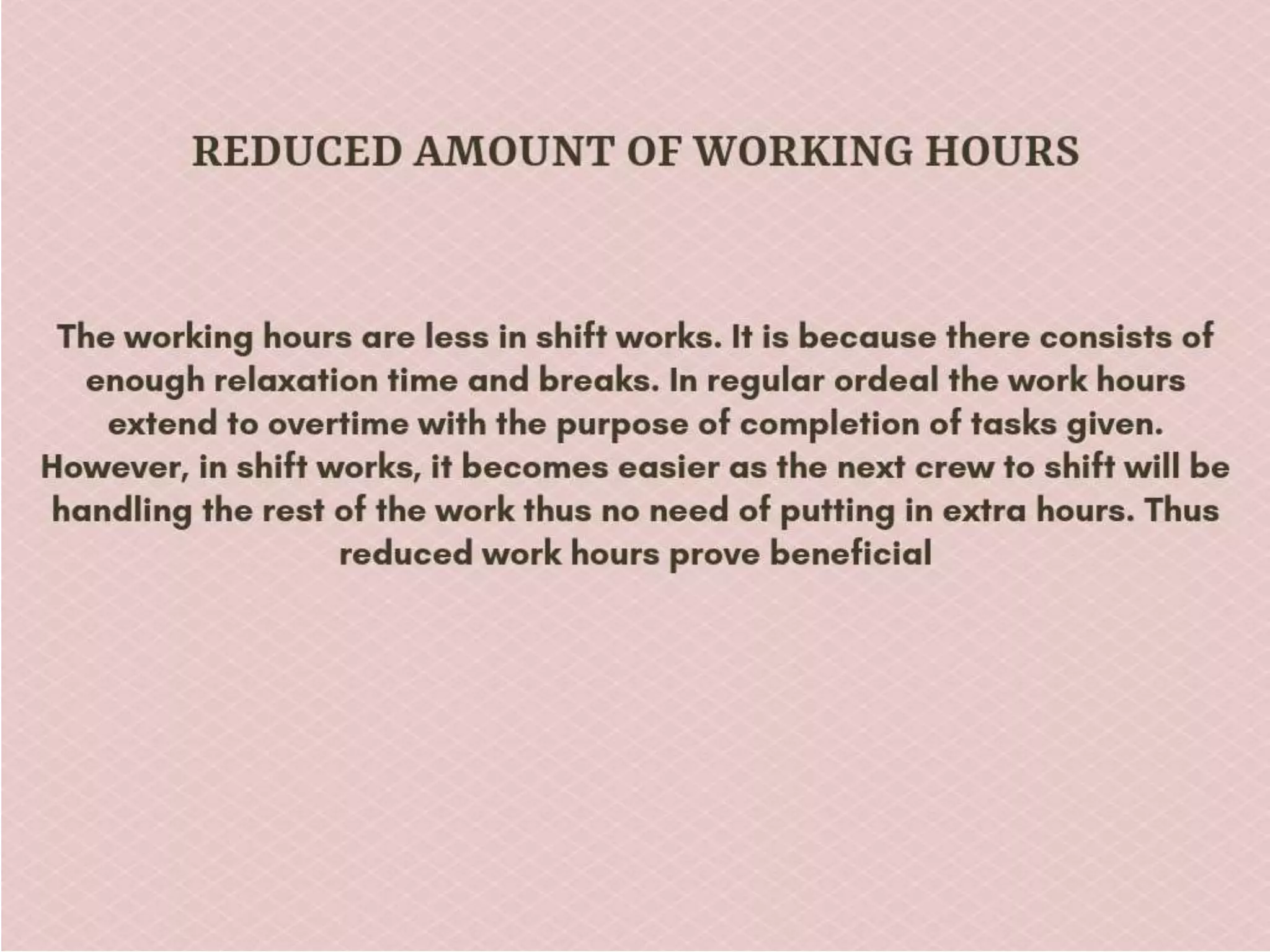Silvana Suder: Top Advantages and Disadvantages of Working in Shifts ...