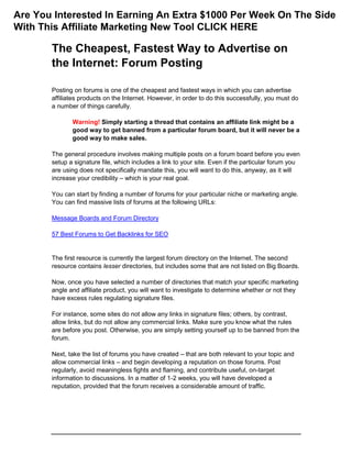 Top affiliate tactics new | PDF