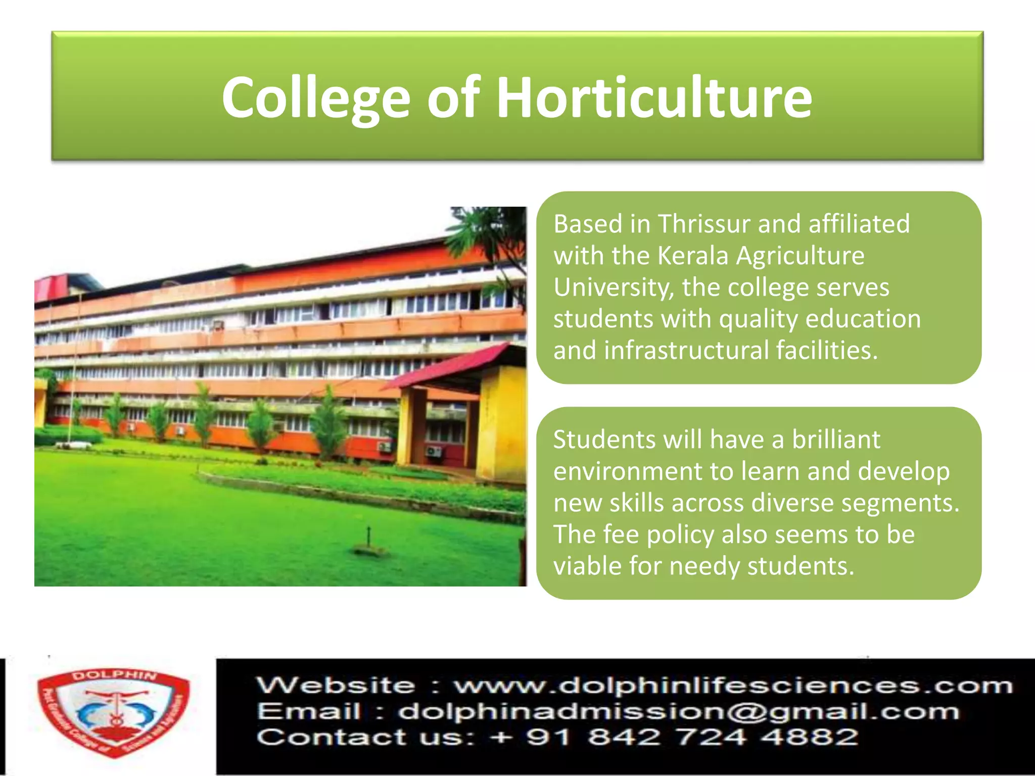 Top Agriculture Colleges In Kerala | PPTX