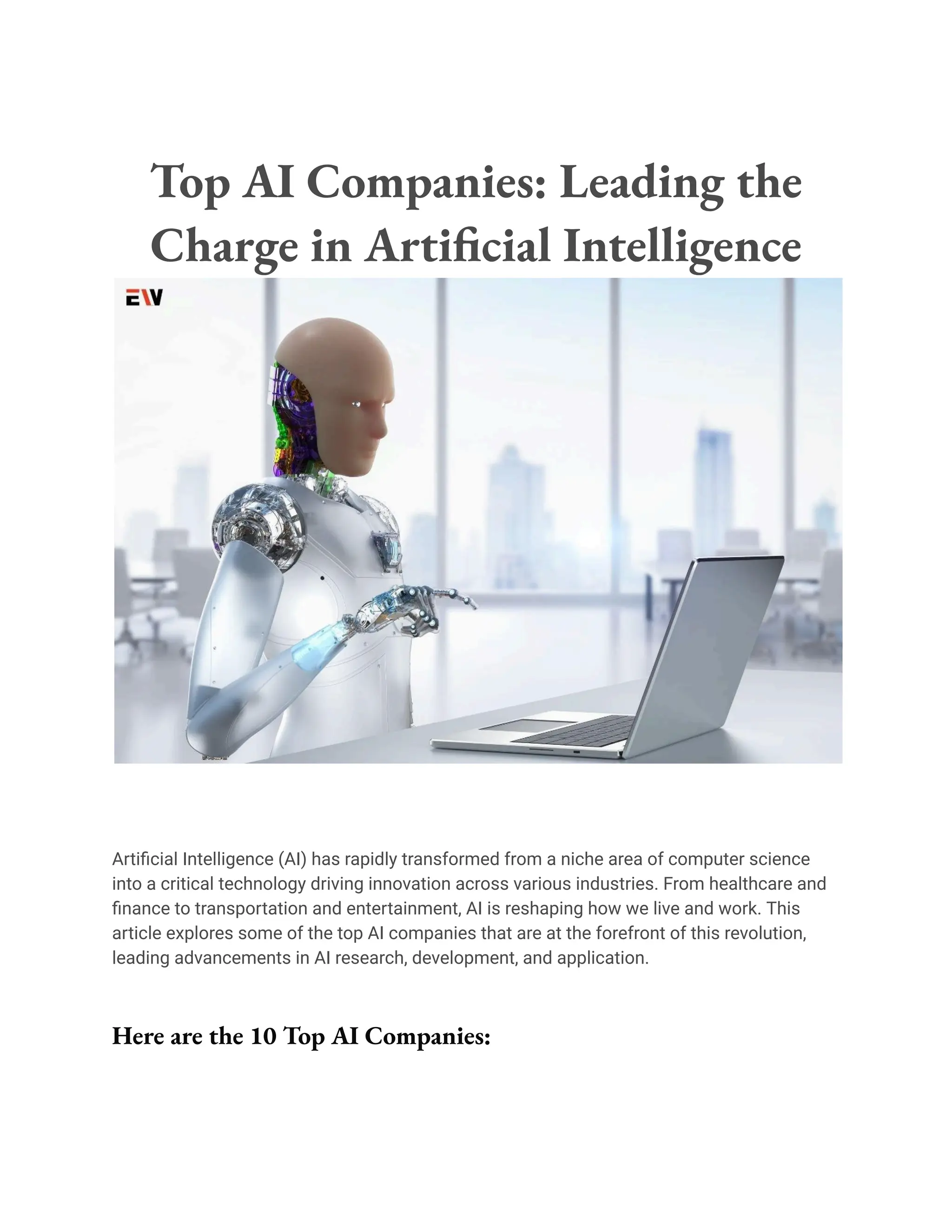 Top AI Companies_ Leading the Charge in Artificial Intelligence.pdf