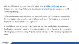 Top AI & ML tools and frameworks | PPTX | Computer Software and ...