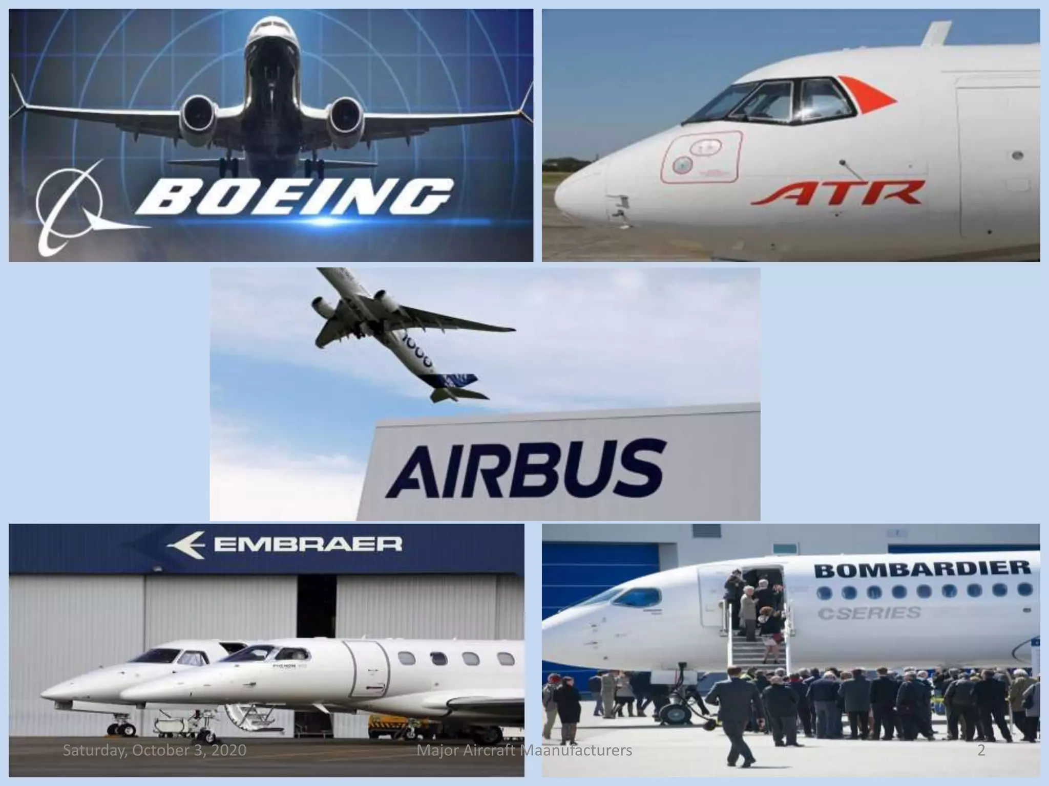 aircraft manufacturers | PPTX