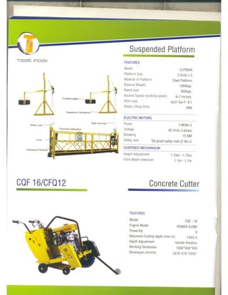 Topall Impex, Delhi, Construction Equipment | PDF
