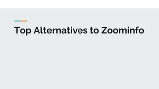 Top Alternatives to Zoominfo.pptx