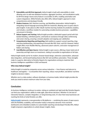 Top Alternative to Pentaho Reports for Business Intelligence.pptx