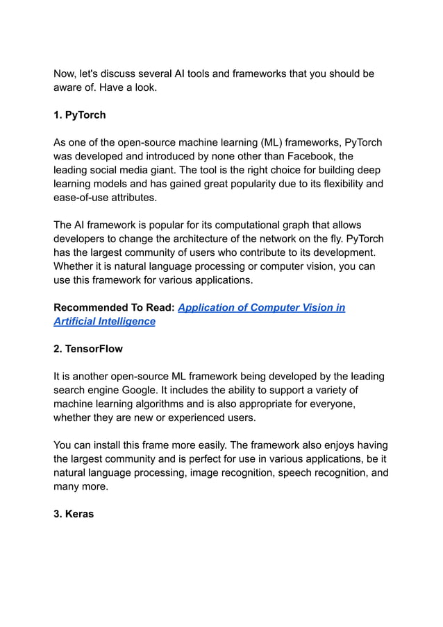 Top Artificial Intelligence Tools & Frameworks in 2023.pdf