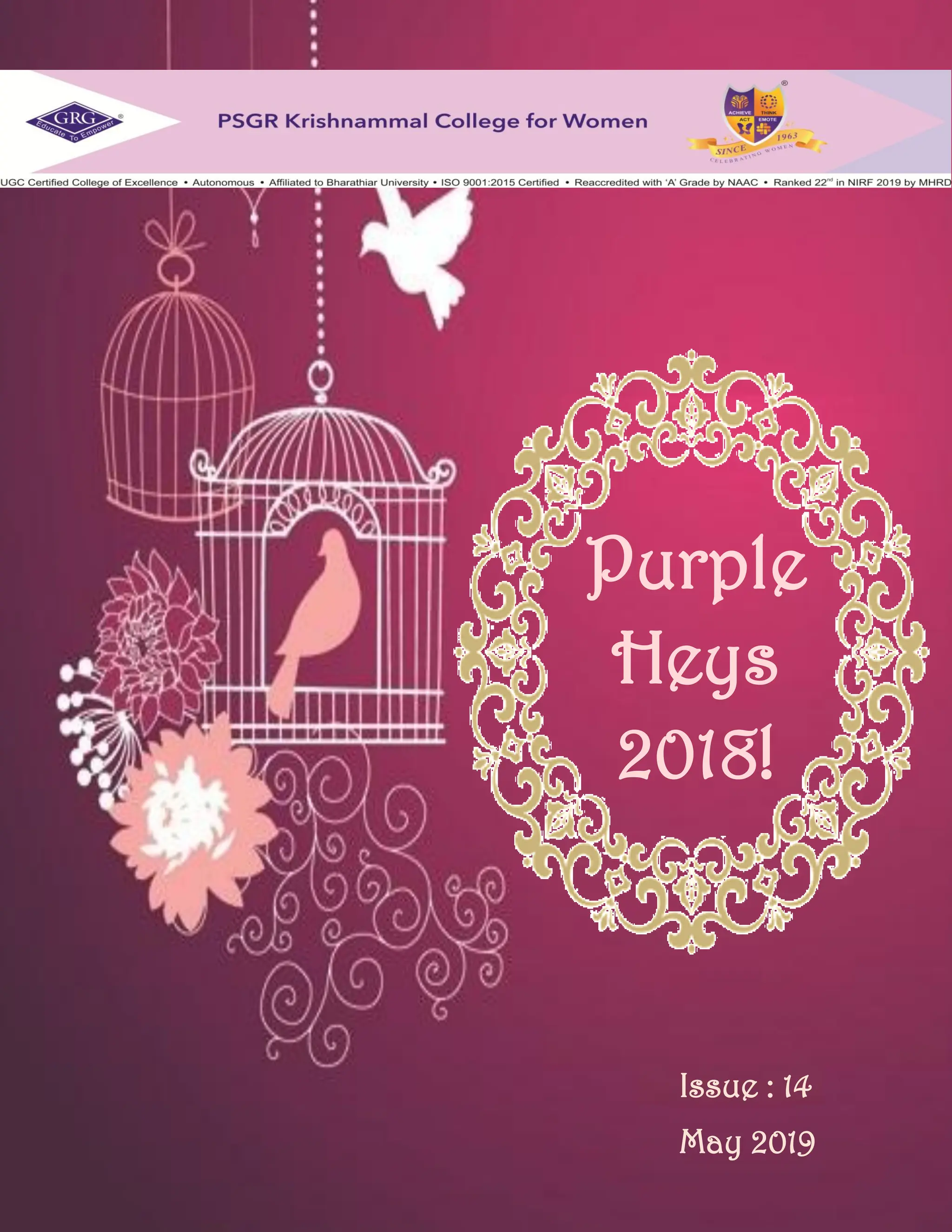 Campus Infrastructure | Psgr Krishnammal College For Women | PDF