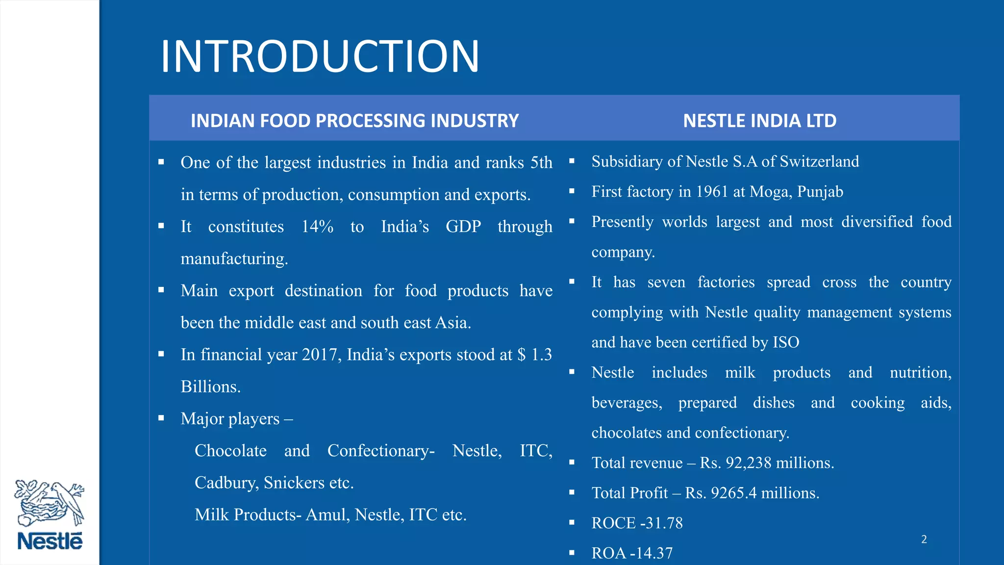 Nestle Industrial analysis | PPTX
