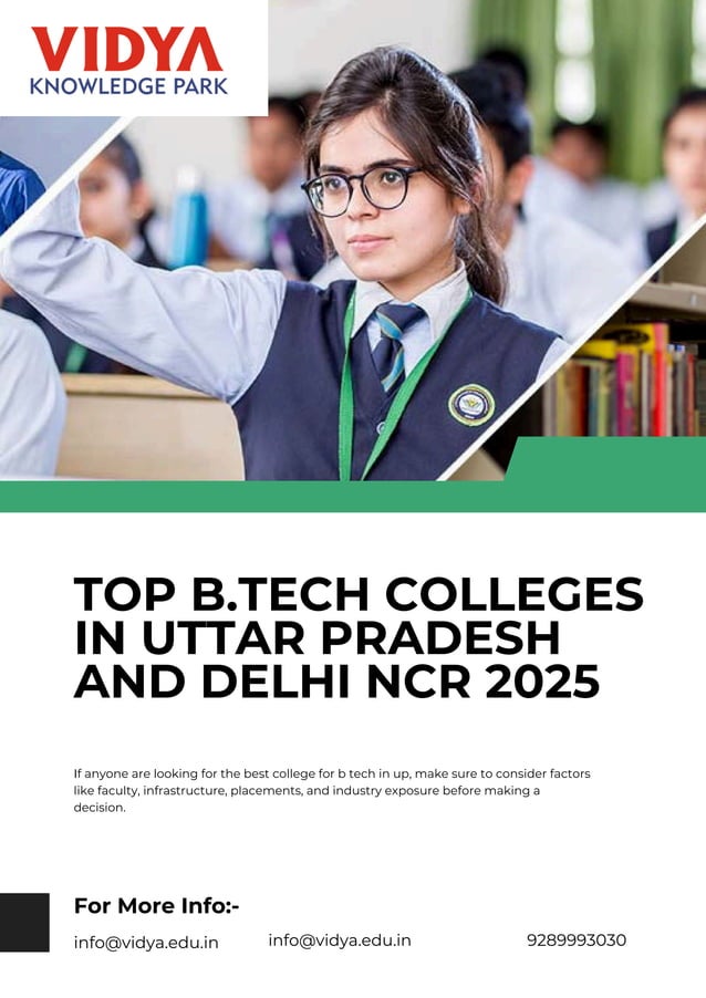 Top B.Tech Colleges in Uttar Pradesh and Delhi NCR 2025.pdf