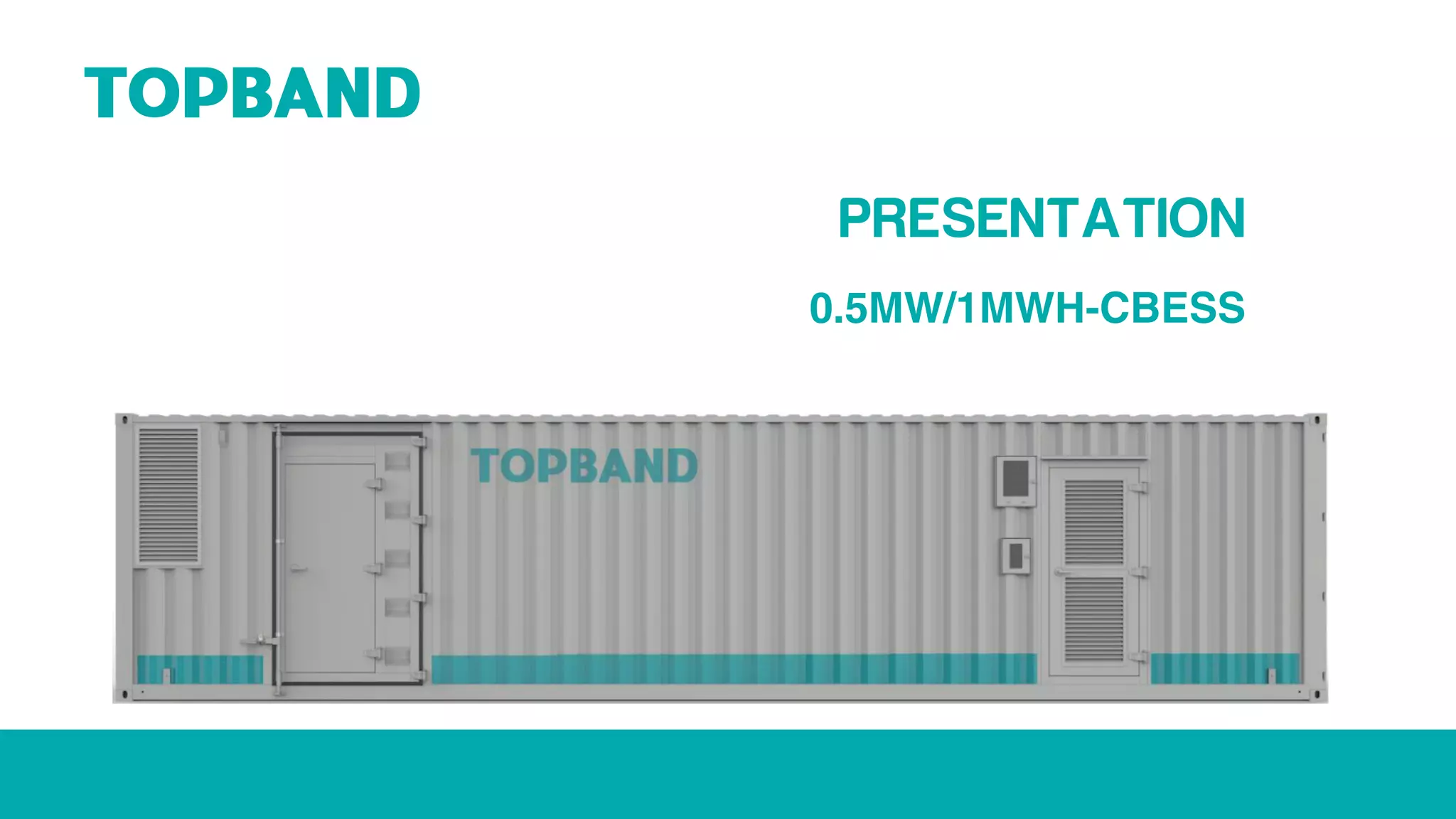 TOPBAND 500kW/1MWh ESS 40FT | PDF