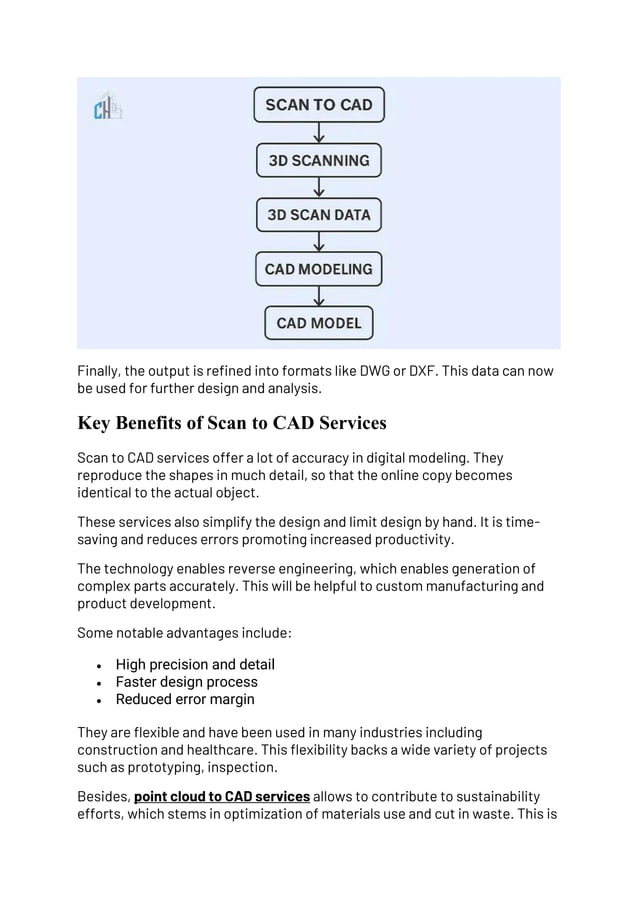 Top Benefits of Scan to CAD Services 2025 | PDF