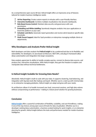 Top Benefits of Using Helical Insight for Open Source Data ...