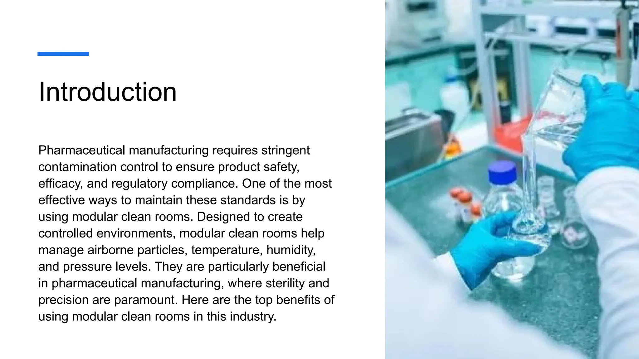 Top Benefits of Using Modular Clean Rooms in Pharmaceutical ...