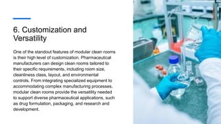 Top Benefits of Using Modular Clean Rooms in Pharmaceutical ...