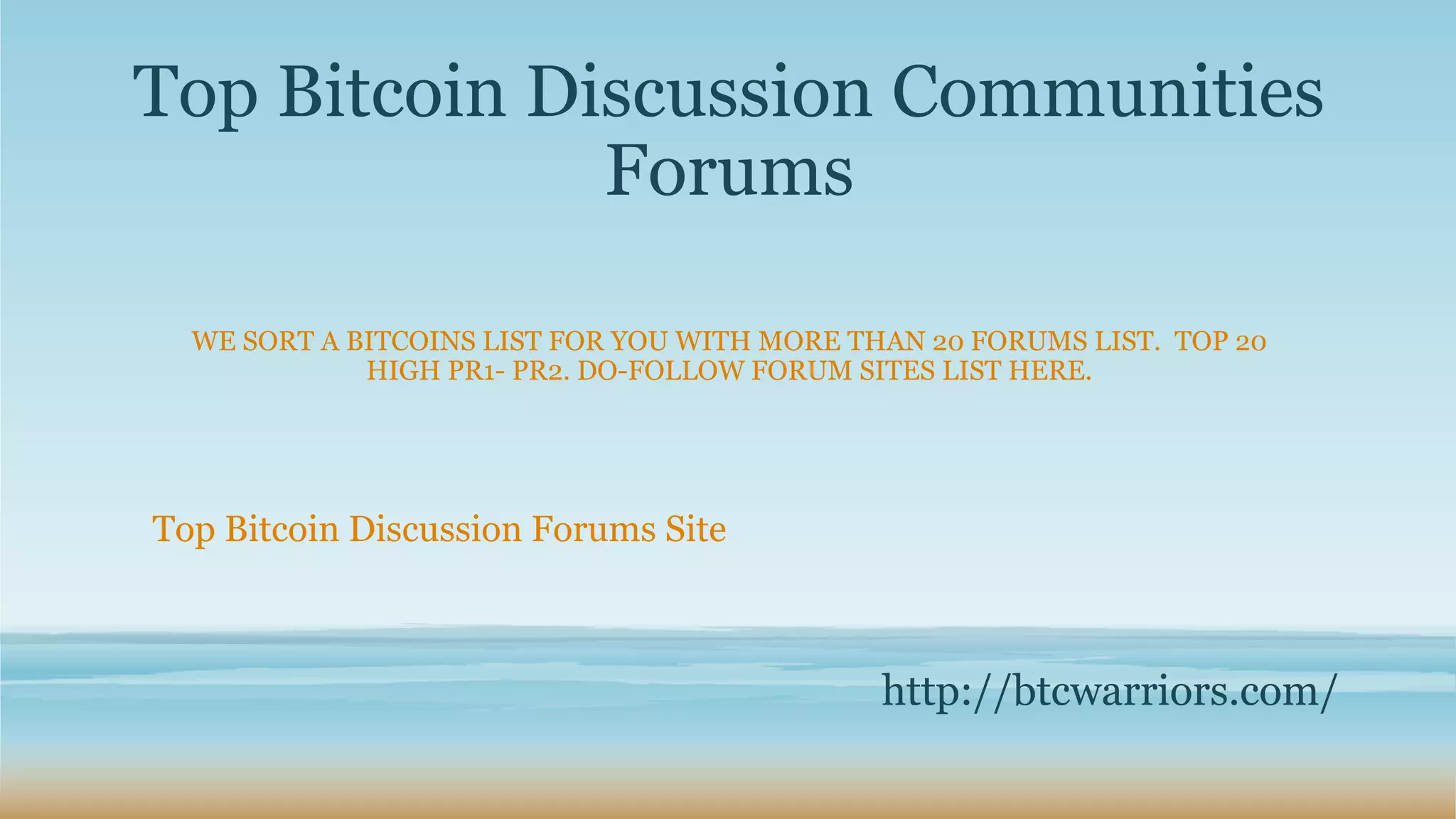 Bitcoin Mining Forum | PPT