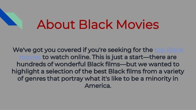 Top Black Movies | PPTX