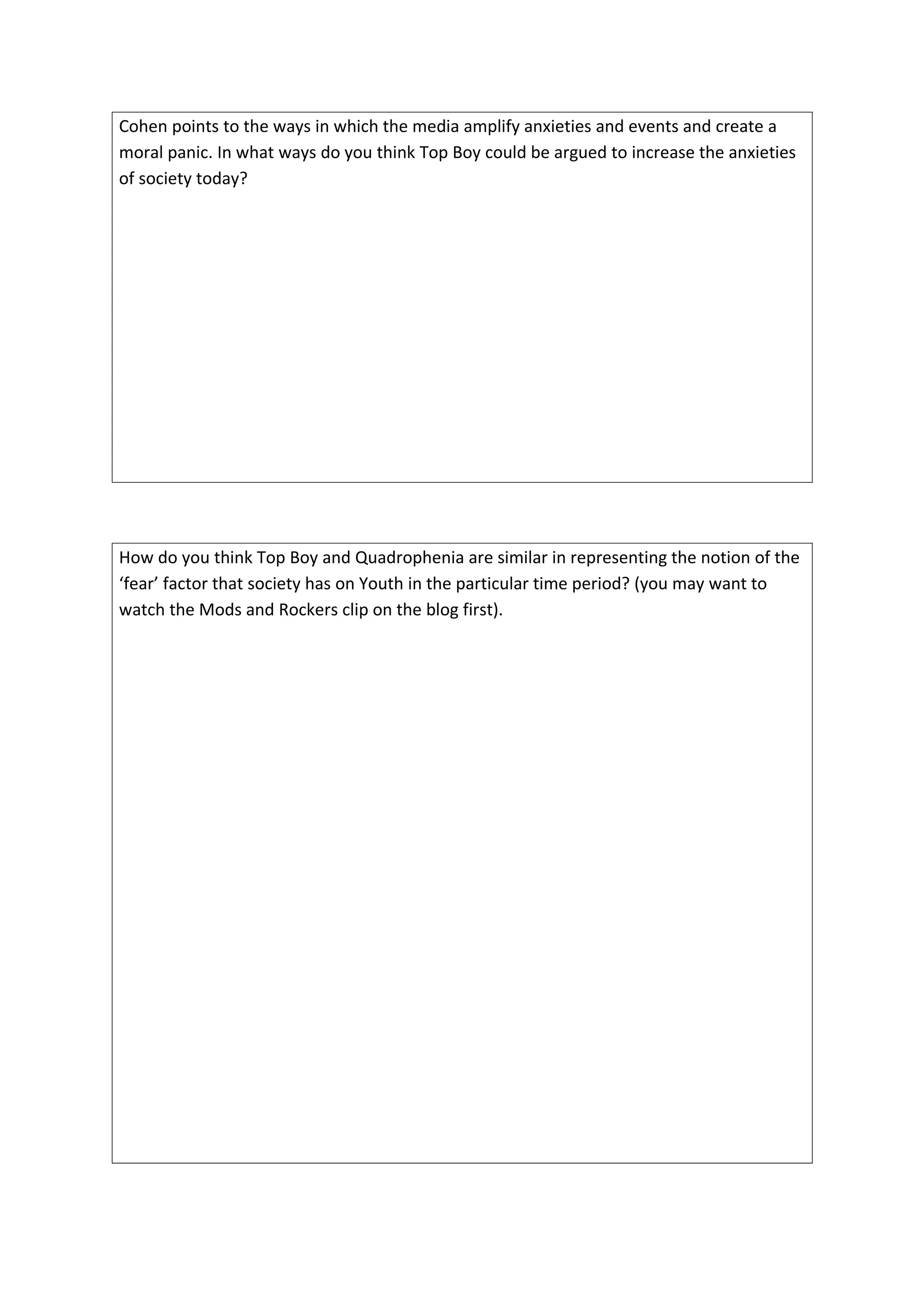 Top boy handout | DOC