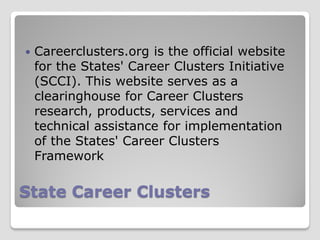 Top career cluster resources | PPT