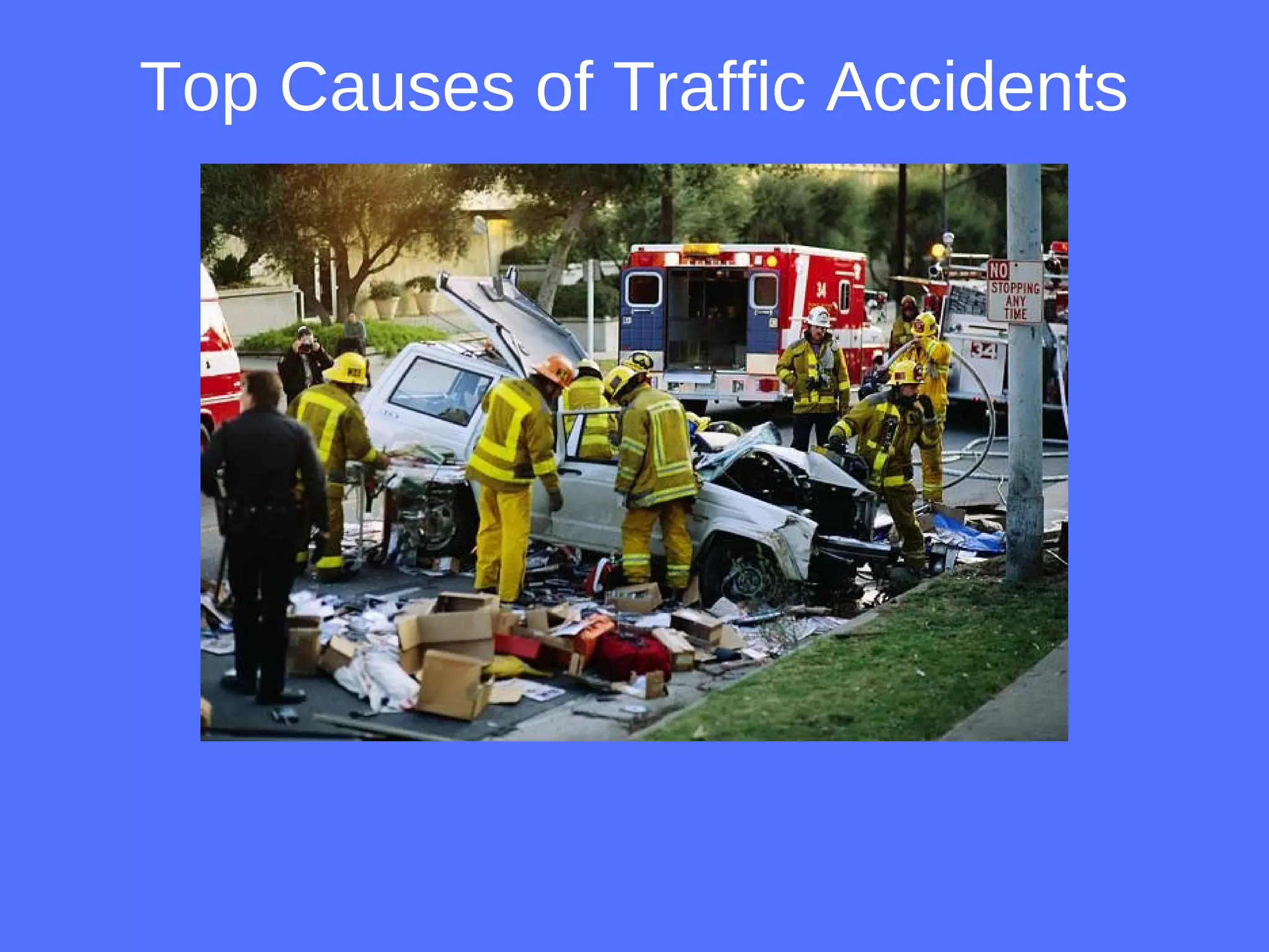 Top causes of traffic accidents | PDF