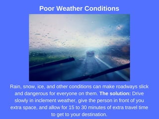 Top causes of traffic accidents | PPT