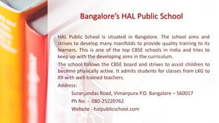 Top cbse affiliated schools in india | PPT